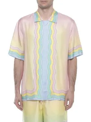 Casablanca For The Love Of Dance Printed Silk Shirt - Multicolor