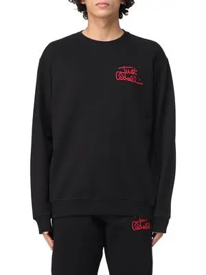 Just Cavalli Embroidered Logo Sweatshirt - Black