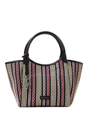 Emporio Armani Woven Tote Bag - Blue