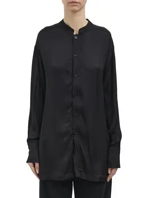 THOM KROM Minimalist Button-up Shirt - Black
