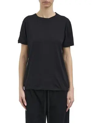 THOM KROM Cotton Blend Crewneck T-shirt - Black