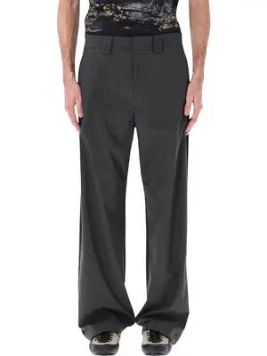 ROA Wide Leg Jersey Trousers - Black