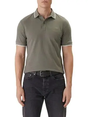 BOSS Cotton Polo Shirt - Grey