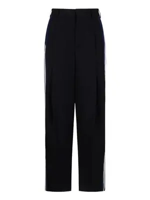 Marni Tailored Trousers With Side Stripe Detail - Black