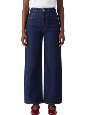 GANNI Wide-leg Jeans - Denim