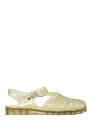 Melissa Melissa PVC Fisherman Sandals With Ankle Strap And Low Heel Lime