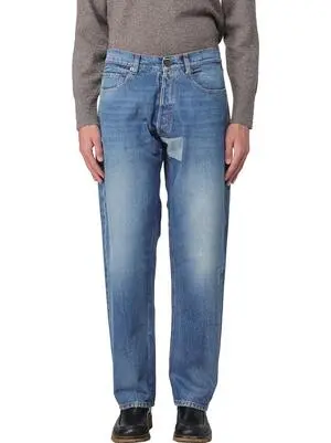 MAISON MARGIELA Distressed Patchwork Jeans - Blue