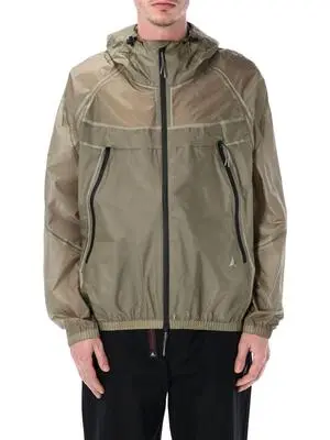 ROA Hooded Technical Fabric Windbreaker - Sage