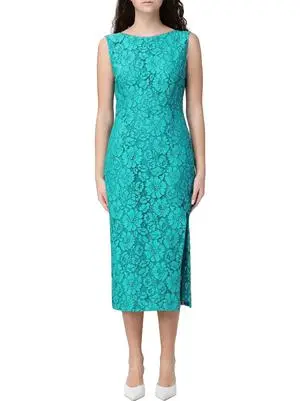 Pinko Drupa Midi Lace Dress - Green
