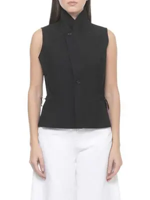 Coperni Wool Blend Vest - Black