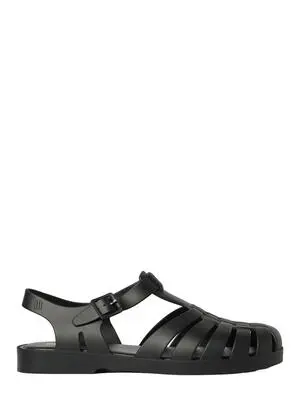 Melissa Possession Pvc Fisherman Sandals With Adjustable Strap - Black
