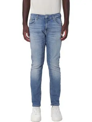 Tommy Hilfiger Mid-rise Skinny Fit Cotton Denim Jeans - Navy