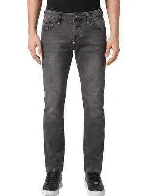 Philipp Plein Five-pocket Skinny Fit Stretch Jeans - Grey