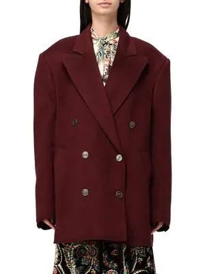 Etro Double-breasted Coat - Red
