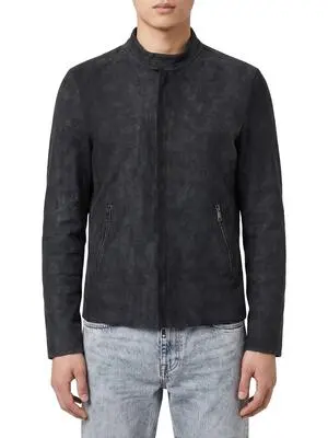 GIORGIO BRATO Lambskin Leather Jacket - Black