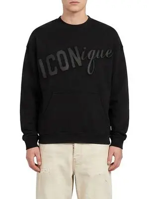 Dsquared2 Sweatshirt With Logo Detail - Black
