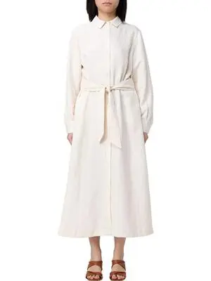 Woolrich Shirt Dress With Belt - Blue