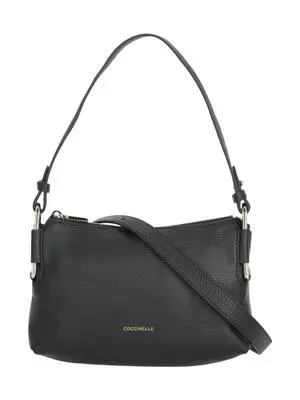 COCCINELLE Rebekka Grained Leather Mini Shoulder Bag - Black