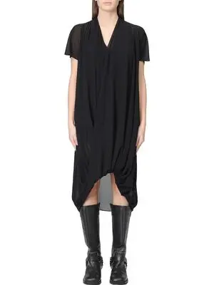 MAISON MARGIELA Draped Midi Dress - Black