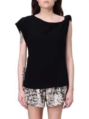 Pinko Jersey One-shoulder Top - Black