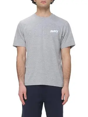 AUTRY Cotton T-shirt With Mini Logo - Grey