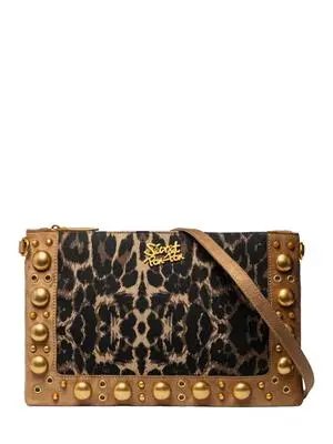 SECRET PON-PON Secret Pon-Pon Studded Crossbody Bag Multicolor