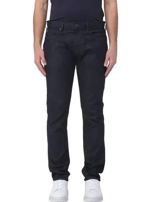 Emporio Armani Emporio Armani Cotton Denim Straight Jeans Navy