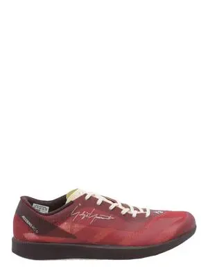 Y3 Lace Up Sneakers - Red