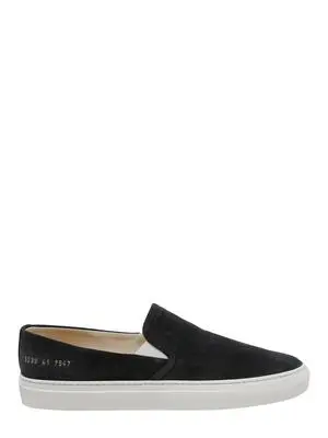 COMMON PROJECTS Suede Slip-on Sneakers - Black