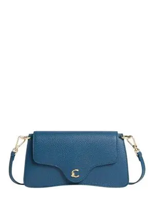 COCCINELLE C-me Grained Leather Mini Crossbody Bag - Beige