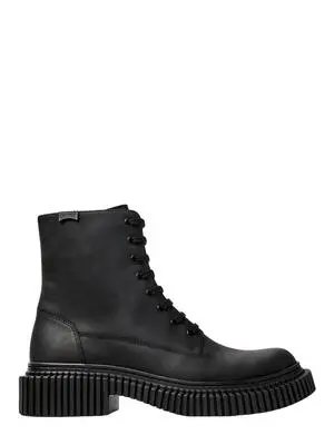 Camper Combat Boots - Black