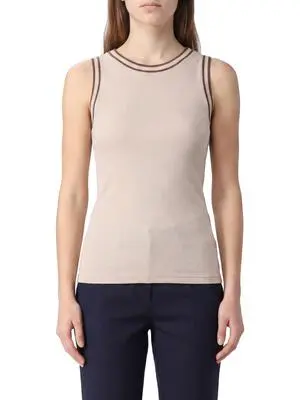 Fabiana Filippi Stretch Cotton Tank - White