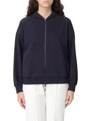 Brunello Cucinelli Full Zip Hoodie - Blue