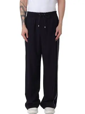 Loewe Wide Leg Drawstring Trousers - Blue