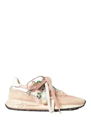 AUTRY Suede Lace-up Sneakers - Red