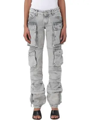 Attico Cargo Jeans - Grey
