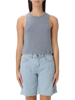 Dickies Ribbed Cropped T-shirt - Grey