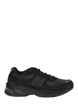 NEW BALANCE 2010 Nubuck And Ripstop Nylon Lace-up Sneakers - Black