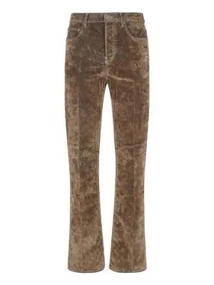Amiri Tailored Flare Trousers - Brown