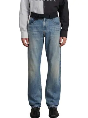 MAISON MARGIELA Flared Jeans In Stretch Denim - Blue
