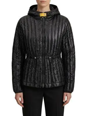 PARAJUMPERS Kuon Hooded Quilted Nylon Puffer Jacket - Black