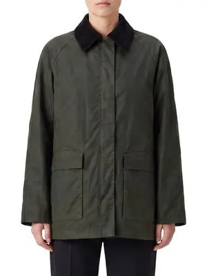 TOTEME Waxed Cotton Jacket - Green