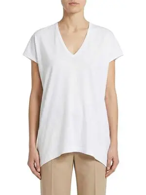 Dries Van Noten V-neck T-shirt - White