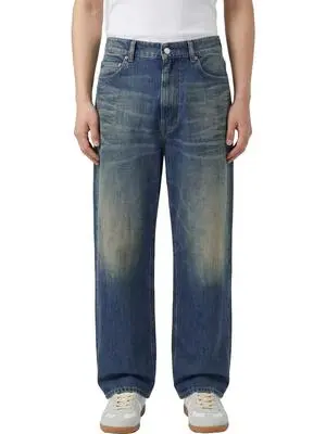 MAISON MARGIELA Wide Leg Distressed Jeans - Blue