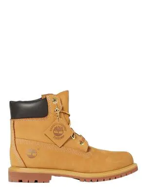 Timberland Premium 6-inch Lace Up Ankle Boots - Yellow