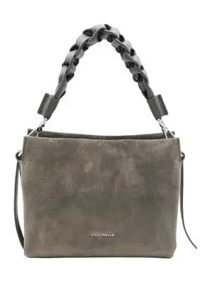 COCCINELLE Coccinelle Shoulder Bag With Braided Top Handle Mud