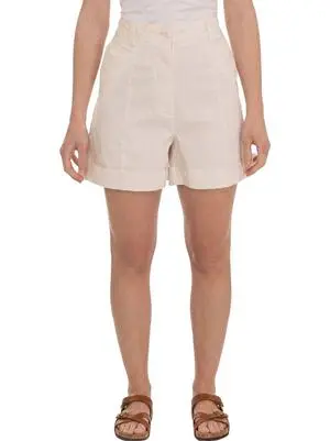 BOSS Cotton Twotone Shorts - White