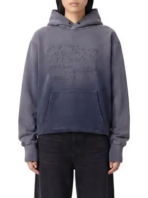 MAISON MARGIELA Logo Cotton Hoodie - Red