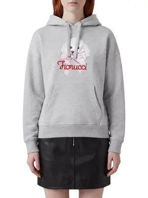 Fiorucci Oversized Cotton Hoodie - Grey