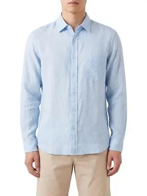120% Lino T-shirt - Blue